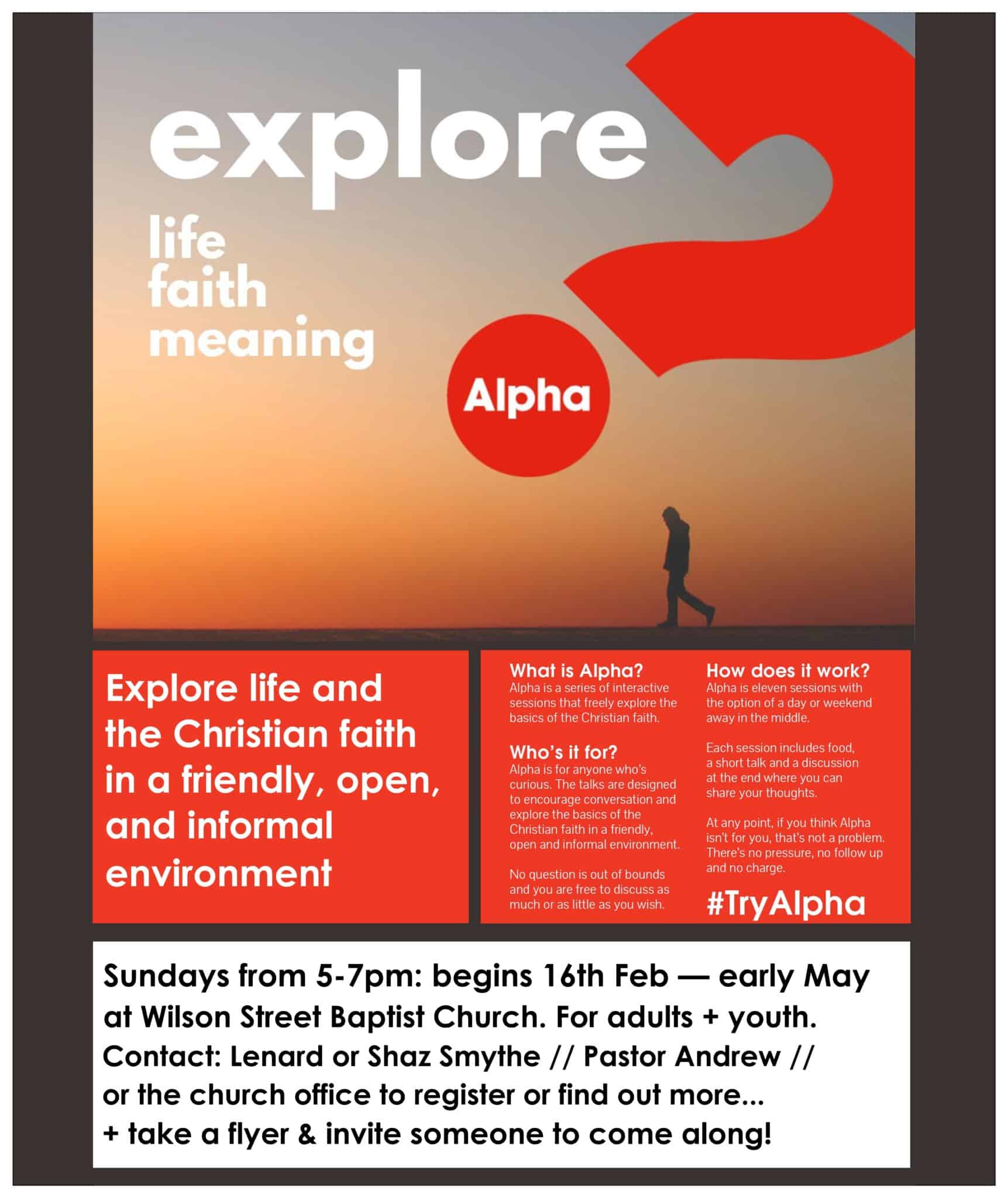 Alpha – Wilson Street Baptist Church